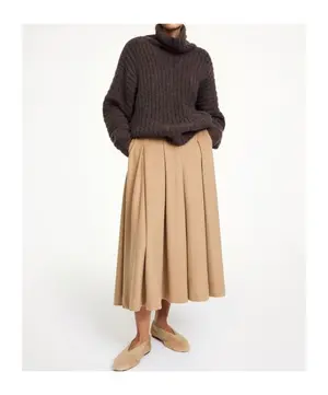 BY MALENE BIRGER Ribbed Turtleneck Sweater With Dolman Sleeves