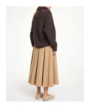 BY MALENE BIRGER Ribbed Turtleneck Sweater With Dolman Sleeves