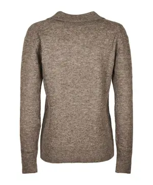 MC2 SAINT BARTH V-neck Sweater With Collar - Multicolor