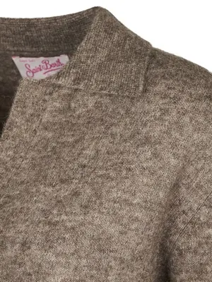MC2 SAINT BARTH V-neck Sweater With Collar - Multicolor
