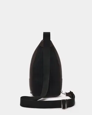 Bally Leather Sling Bag With Grosgrain Ribbon Detail