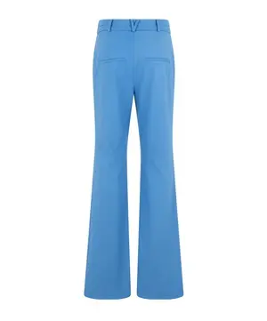 Veronica Beard High-waist Palazzo Pants - Blue