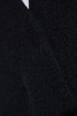 Officine Générale V-neck Wool Vest - Black