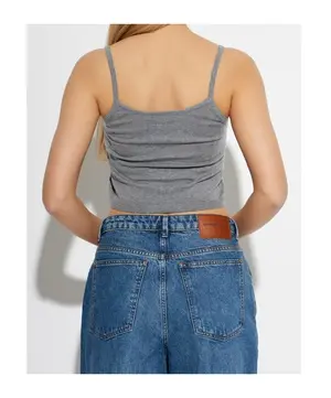 Officine Générale Cropped Spaghetti Strap Top