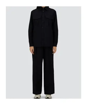 Herno Flap-pocket Buttoned Shirt - Navy Blue