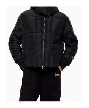 EA7 Quilted Insulated Padded Jacket - Black