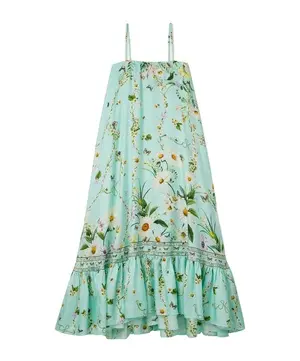 Camilla Strapless Floral-print Silk-twill Maxi Dress