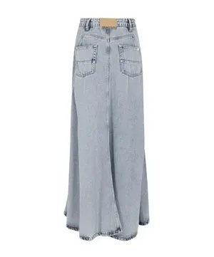SEMICOUTURE Drawstring Maxi Skirt