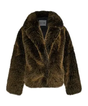 STAND STUDIO India Faux Fur Jacket