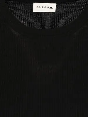 P.a.r.o.s.h Ribbed Short-sleeve Top