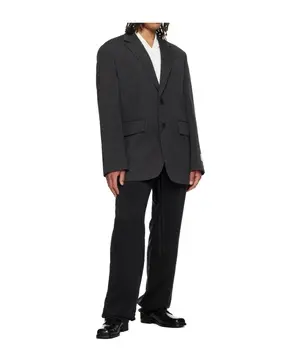 WOOYOUNGMI Single-breasted Long-sleeved Suit Jacket