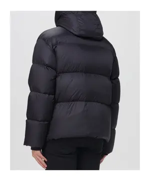 Armani Exchange Hooded Quilted Jacket - Black