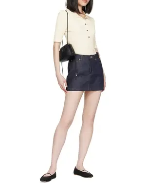 A.p.c. Ruched Drawstring Crossbody Bag