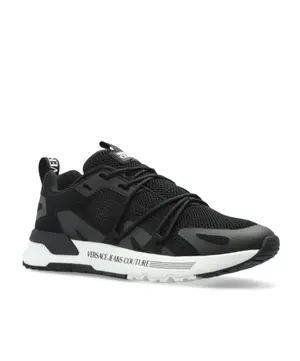 Versace Logo Strap Sneakers