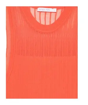 Patrizia Pepe Round Neck Sleeveless Tank Top