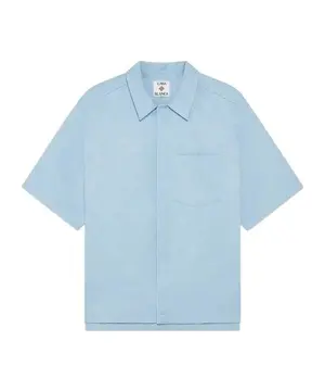 Casablanca Monogram Short-sleeve Shirt - Blue