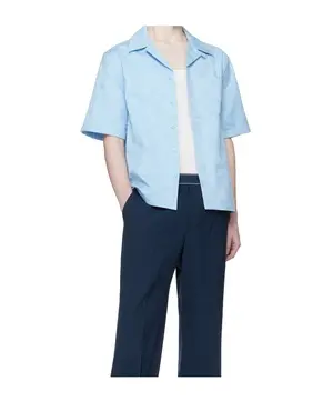 Casablanca Monogram Short-sleeve Shirt