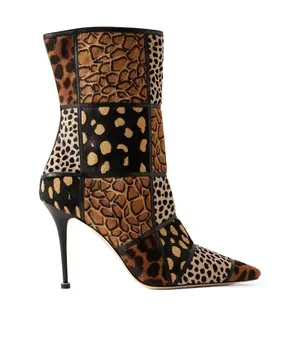Manolo Blahnik Paneled Booties