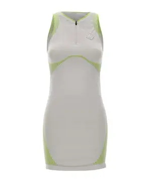 Casablanca Zip-front Sleeveless Dress