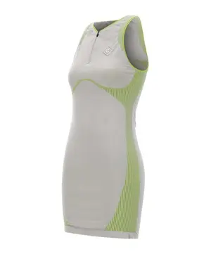 Casablanca Zip-front Sleeveless Dress