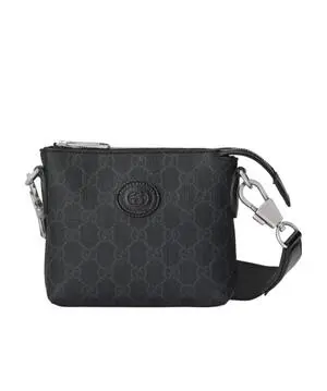 Gucci Gg Supreme Messenger Bag - Black