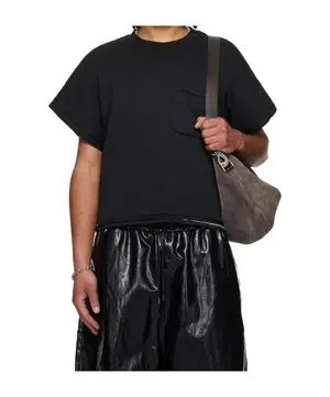 LU'U DAN Crew Neck Short-sleeved T-shirt