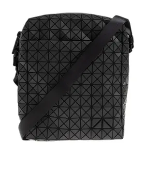 Issey Miyake Geometric Messenger Bag - Black