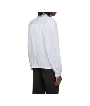 WOOYOUNGMI Striped Zip-up Shirt