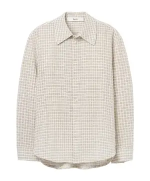 Séfr Textured Check Shirt