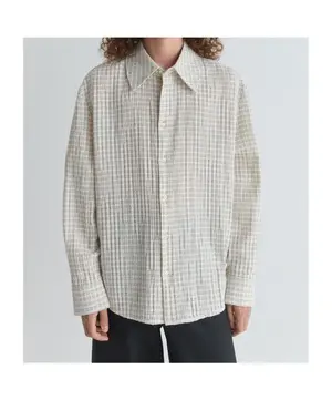 Séfr Textured Check Shirt