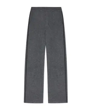LISA YANG Lukas Piped Trousers - Graphite Black