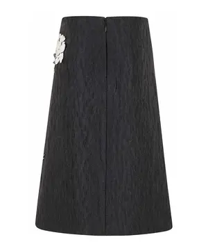 Simkhai Floral Midi Skirt