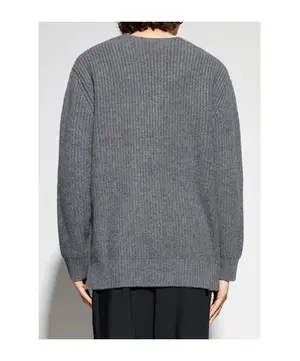 LISA YANG Leander Ribbed Button Cardigan - Graphite