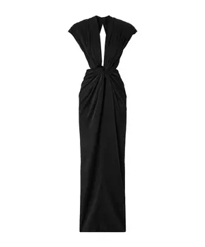 Stella McCartney Open-back Twisted Satin Gown