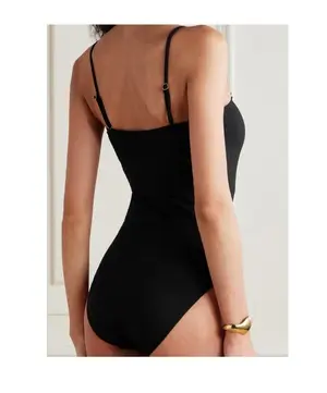 NILI LOTAN Spaghetti Strap One Piece Swimsuit
