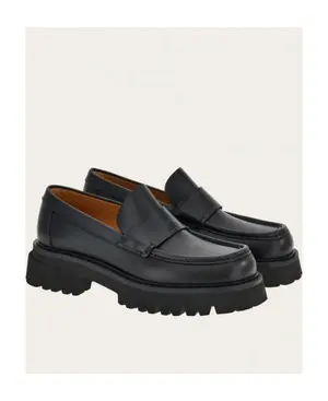 FERRAGAMO Leather Loafers