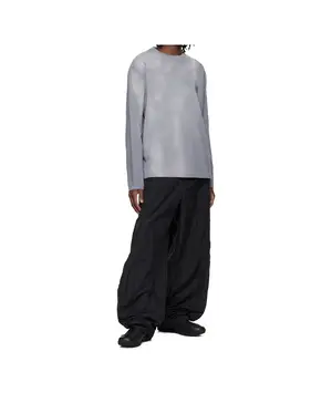 WOOYOUNGMI Long-sleeved Dyed Logo T-shirt