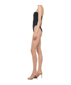 Norma Kamali Bishop Strapless Bodysuit