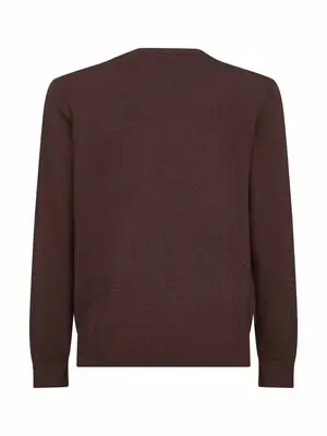 MC2 SAINT BARTH Embroidered Crewneck Jumper - Brown
