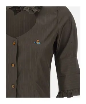 VIVIENNE WESTWOOD Ruffle Detail Button-up Shirt