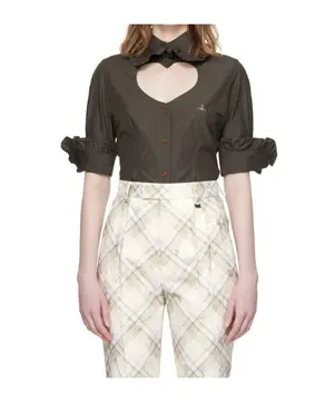 VIVIENNE WESTWOOD Ruffle Detail Button-up Shirt