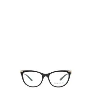 BVLGARI Cat Eye Eyeglasses - Black