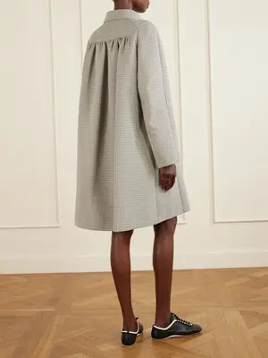 Dries Van Noten Double-breasted Checked Woven Coat