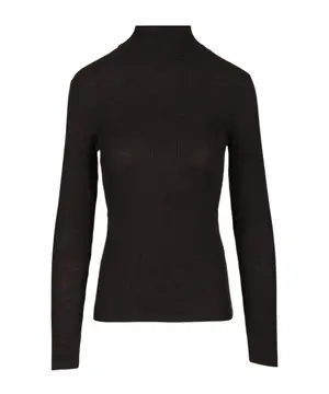 P.a.r.o.s.h High Neck Ribbed Knit Jumper