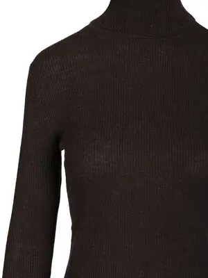 P.a.r.o.s.h High Neck Ribbed Knit Jumper