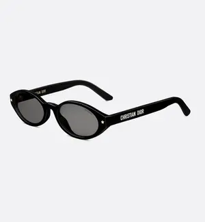 Dior Oval Full Frame Sunglasses With Star Embellishments