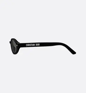 Dior Oval Full Frame Sunglasses With Star Embellishments