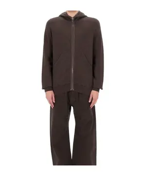 Rick Owens Zipped Hoodie - Black