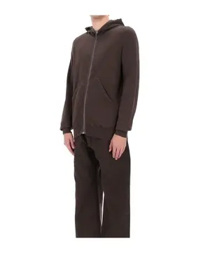 Rick Owens Zipped Hoodie - Black