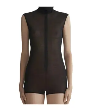 MUGLER High-neck Sleeveless Top
